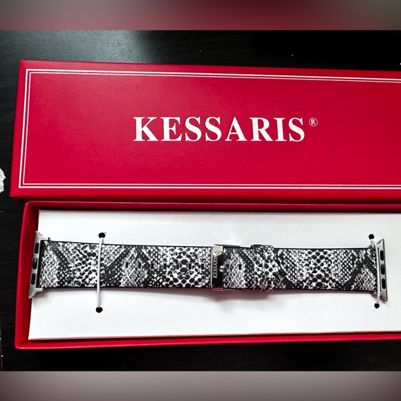 Kessaris | Wearables | Kessaris Apple Watch Strap Snake Print Black And White | Poshmark